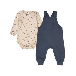 m&uuml;sli Set aus Langarmbody und Babyhose in Oak/ Moss/ Stormy blue | Gr.: 68