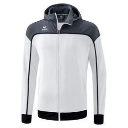 Kinder Change By Erima Trainingsjacke mit Kapuze in wei&szlig;/slate grey/schwarz | Gr.: 152
