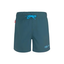Trollkids Badeshorts Balestrand in glow blue/navy | Gr.: 92