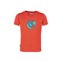 Trollkids Funktionsshirt Sandefjord XT in red clay/mystic blue | Gr.: 98
