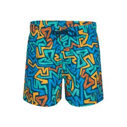 Trollkids Shorts Haukland in glow blue/navy | Gr.: 152