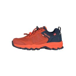 Trollkids Wanderschuh Hiker Low Trolltunga in red clay/mystic blue | Gr.: 30