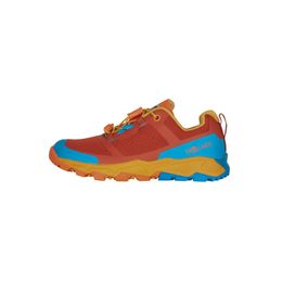 Trollkids Wanderschuh Hiker XT Sandefjord in red clay/mystic blue | Gr.: 28