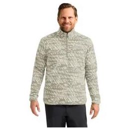 Fleecepullover Jack Wolfskin "BIG SKY HZ M", Herren, Gr. XL, linen, Obermaterial: 100% Polyester, Sweatshirts Fleecepullover