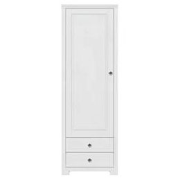 Kleiderschrank OTTO HOME "Gotland, Schrankmodulsystem, einzeln oder mit der Serie kombinierbar", wei&szlig;, B:60cm H:180cm T:52cm, Massivholz, Schr&auml;nke, Kleiderschrank, massive Kiefer, variabel einsetzbar, auch f&uuml;r Dachschr&auml;gen