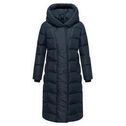 Steppmantel Navahoo "Engelsfeder XIV", Damen, Gr. L (40), navy, Obermaterial: 100% Polyester. Innenfutter: 100% Polyester. Wattierung: 100% Polyester. &Auml;rmelfutter: 100% Polyester, gerade knieumspielend, hoch geschlossener Ausschnitt, &Auml;rmel ohne &Auml;rmelschlitz elastischer Bund, M&auml;ntel Steppmantel, Langer Wintermantel mit innenliegenden Rucksacktr&auml;gern
