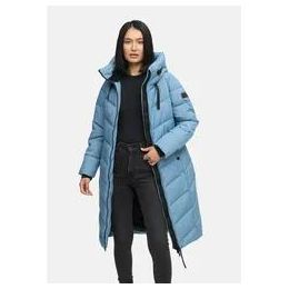 Winterjacke Navahoo "Schmatzib&auml;r", Damen, Gr. L, powder blau, Obermaterial: 100% Polyester; Innenseite: 100% Polyester; Futter: 100% Polyester, Jacken Winterjacke, mit weichem Teddyfell innen