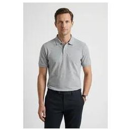 Poloshirt OLYMP "Casual", Herren, Gr. S, grau (hellgrau), Piqu&eacute;, Obermaterial: 100% Baumwolle, Shirts