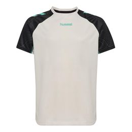 Hummel T-Shirt Hmlblaze Kinder in VAPOROUS GRAY/POOL BLUE | Gr.: 140