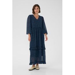 Culture Kleid CUalita A-shape in Dress Blues/White Dots | Gr.: XL