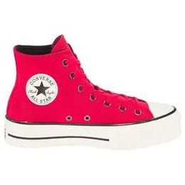 Sneaker Converse "CHUCK TAYLOR ALL STAR LIFT", Herren, Gr. 41, rot, egret, schwarz, Leder, Schuhe Sneaker
