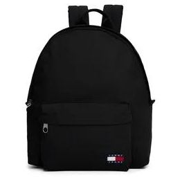Tommy Hilfiger Rucksack TOMMY JEANS "TJM ESS DAILY DOME BACKPACK", Gr. B/H/T: 33cm x 40cm x 17cm, schwarz, Textil, Rucks&auml;cke Rucksack, Unisex, Freizeitrucksack, Businessrucksack, gepolsterte Tragegriffe