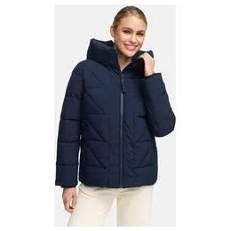 Winterjacke Marikoo "Kuschelnasee", Damen, Gr. M, navy, Obermaterial: 100% Polyester; Futter: 100% Polyester; Wattierung: 100% Polyester; &Auml;rmelfutter: 100% Polyester, Jacken Winterjacke, mit extra hohem Kragen und warmem Fleecefutter