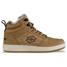 Sneaker Lotto, Damen, Gr. 45, schwarz (wheat, schwarz), Synthetik, Textil, Schuhe Sneaker, - mit w&auml;rmendem Teddy-Futter