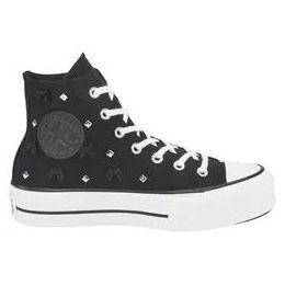 Sneaker Converse "CHUCK TAYLOR ALL STAR LIFT", Herren, Gr. 40, schwarz, silber, wei&szlig;, Textil, Schuhe Sneaker