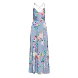 Vera Mont Abendkleid mit V-Ausschnitt in Blue/Ros&eacute; | Gr.: 44
