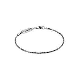 Kuzzoi Armband 925 Sterling Silber in Schwarz | Gr.: 19 cm