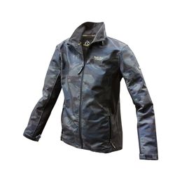 Uncle Sam Softshelljacke in oliv camouflage / schwarz in oliv camouflage / schwarz | Gr.: L