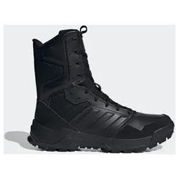 Schn&uuml;rstiefel Adidas PERFORMANCE "GSG-9.2024 ZIP", Damen, Gr. 44,5, core schwarz, core schwarz, core schwarz, Leder, Synthetik, Schuhe Schn&uuml;rstiefel, Outdoorschuh, Einsatzstiefel