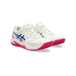 asics Laufschuhe GEL-DEDICATE 8 in cream/dark cobalt | Gr.: 10