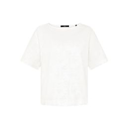 Zero Baumwoll-T-Shirt mit Stickerei in Cream/Cream | Gr.: 36