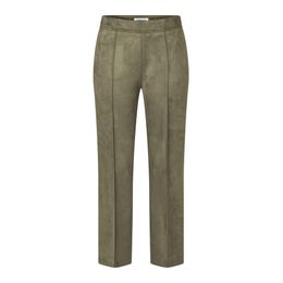 More & More More & More softe, 7/8 Wildleder-Optik-Hose in olive leaf | Gr.: 36