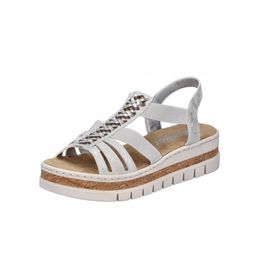 Rieker Sandale in Silber | Gr.: 40
