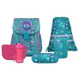 Schulranzen McNeill "Primo, inkl. Etui, Turnbeutel", Kinder, Gr. B/H/T: 30cm x 38cm x 20cm, seafish, Polyester, Rucks&auml;cke