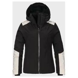 Sch&ouml;ffel Outdoorjacke SCH&Ouml;FFEL "Ski Jacket Style Zandwel WMS", Damen, Gr. 42, 9990, schwarz, Oberstoff: Aussenseite: 100% Polyester; (Membran: Polyurethan); Futter: 100% Polyester; Wattierung: 100% Polyester, regular fit, hoch geschlossener Ausschnitt, Jacken Outdoorjacke
