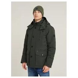 G-Star Raw Parka G-STAR "Vodan Padded Hooded Jacke", Herren, Gr. XL, asfalt, Obermaterial: 54% Elastomultiester, 46% Polyester, Jacken Parka