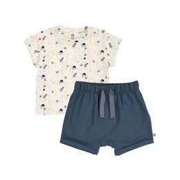 m&uuml;sli Set aus Babyshorts und Babyshirt in Tofu/ Hemp/ Navy | Gr.: 74