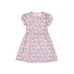 Fred's World by GREEN COTTON Fred ́s World by GREEN COTTON Kurzarmkleid in Ecru/ Prism pink/ Purple rose | Gr.: 92
