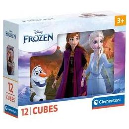 W&uuml;rfelpuzzle Clementoni "Frozen 2", bunt, Puzzles, KinderB:16cm H:12cm, Kunststoff, Made in Europe, B:16cm H:12cm