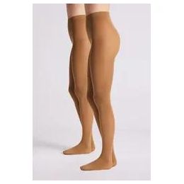 Feinstrumpfhose YSABEL MORA, Damen, Gr. M, beige, Obermaterial: 85% Polyamid, 15% Elasthan, Strumpfhosen Feinstrumpfhose, mit elastischem Bund