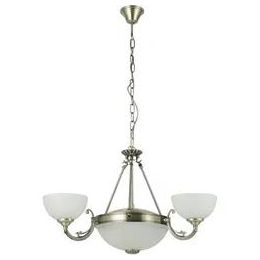 Eglo H&auml;ngeleuchte "SAVOY Pendellampe - Metallguss - E14;E27 - 3X40W;2X60W - IP20", br&uuml;niert, 5, &Oslash; 74cm H: 110cm, 1 Stk., Leuchten, H&auml;ngelampe, Deckenlampe, Wohnzimmer, Esszimmer, H110 x &Oslash;74 cm, H&auml;ngeleuchte