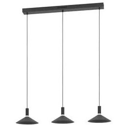 Eglo H&auml;ngeleuchte "CONOMAVILLA-Z Pendellampe - Stahl - LED - 3X7,5W - IP20", schwarz, 3, H: 120cm, 1 Stk., Leuchten, H&auml;ngelampe, Deckenlampe, Wohnzimmer, Esszimmer, L92 x B22 x H120 cm, H&auml;ngeleuchte