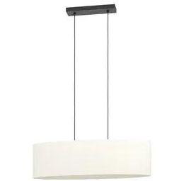 Eglo H&auml;ngeleuchte "FEBRES Pendellampe - Stahl - E27 - 2X60W - IP20", schwarz, 2, H: 110cm, 1 Stk., Leuchten, H&auml;ngelampe, Deckenlampe, Wohnzimmer, Esszimmer, L78 x B22 x H110 cm, H&auml;ngeleuchte