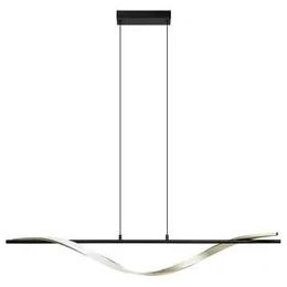 Eglo H&auml;ngeleuchte "CONAPRATO Pendellampe - Alu, Stahl - LED - 20W - IP20", schwarz, messing, geb&uuml;rstet, 1, H: 120cm, 1 Stk., Leuchten, H&auml;ngelampe, Deckenlampe, Wohnzimmer, Esszimmer, L115 x B11,5 x H120 cm, H&auml;ngeleuchte