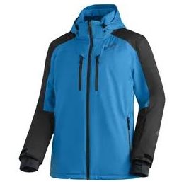 Skijacke Maier Sports "JOEY", Herren, Gr. 54, blau (saphirblau), 100% Polyester, Jacken Skijacke, Herren Winterjacke wasserdicht u. atmungsaktiv