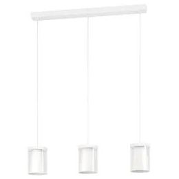 Eglo H&auml;ngeleuchte "CHIUSELLO-Z Pendellampe - Stahl - LED - 3X3,7W - IP20", wei&szlig;, 3, H: 110cm, 1 Stk., Leuchten, H&auml;ngelampe, Deckenlampe, Wohnzimmer, Esszimmer, L83 x B13 x H110 cm, H&auml;ngeleuchte