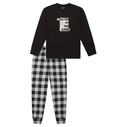 Schiesser Pyjama Nightwear in Schwarz | Gr.: 176