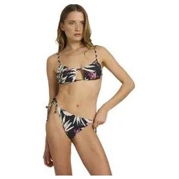 Bikini-Hose Roxy "Pt Beach Classics Ts Bikini", Damen, Gr. M, US-Gr&ouml;&szlig;en, anthrazit wind swept floral, Obermaterial: 85% Microfaser, 15% Elasthan;, Badehosen Bikini-Hose