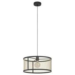 Eglo H&auml;ngeleuchte "DELLOW Pendellampe - Stahl - E27 - 1X40W - IP20", schwarz, 1, &Oslash; 45cm H: 110cm, 1 Stk., Leuchten, H&auml;ngelampe, Deckenlampe, Wohnzimmer, Esszimmer, H110 x &Oslash;45 cm, H&auml;ngeleuchte
