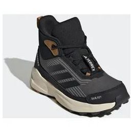 Wanderschuh Adidas TERREX "TERREX TRAILMAKER 2 MID RAIN.RDY", Kinder, Gr. 34, grau six, core schwarz, bronze strata, Synthetik, Textil, Schuhe Wanderschuh, f&uuml;r Kinder & Jugendliche