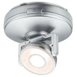 Paulmann Unterschrankleuchte "LED Rotate 1er-Spot dimmbar batteriebetrieben", grau (chromfarben), 1, &Oslash; 9,2cm H: 7,2cm, 1 Stk., Leuchten, LED Rotate 1er-Spot dimmbar batteriebetrieben