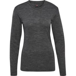 Hummel Sportshirt "Therma Wool Blend T-Shirt Longsleeve W" in Schwarz | Gr.: xl-xxl