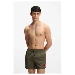 Badeshorts HUGO UNDERWEAR "DOMINICA", Herren, Gr. XXL (56), N-Gr, gr&uuml;n, Web, Obermaterial: 100% Polyacryl, Badehosen Badeshorts