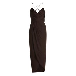 Vera Mont Abendkleid mit Raffung in rostbraun | Gr.: 44