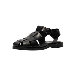 Fly London Sandalen in Schwarz/Schwarz | Gr.: 35