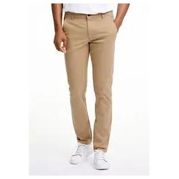 Chinos LINDBERGH "Chino Slim Fit", Herren, Gr. 38, L&auml;nge 32, beige (deep sand), Obermaterial: 98% Baumwolle, 2% Elasthan, unifarben, slim fit, Hosen